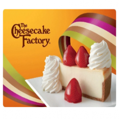 $300 Cheesecake Factory Giftcard – Black Sheep Wholesale